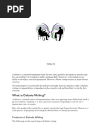 Example of a 1st Speaker Debate Speech | PDF