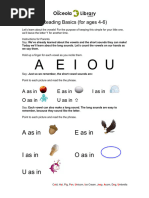 Alphabet and Short Vowels Chart | PDF
