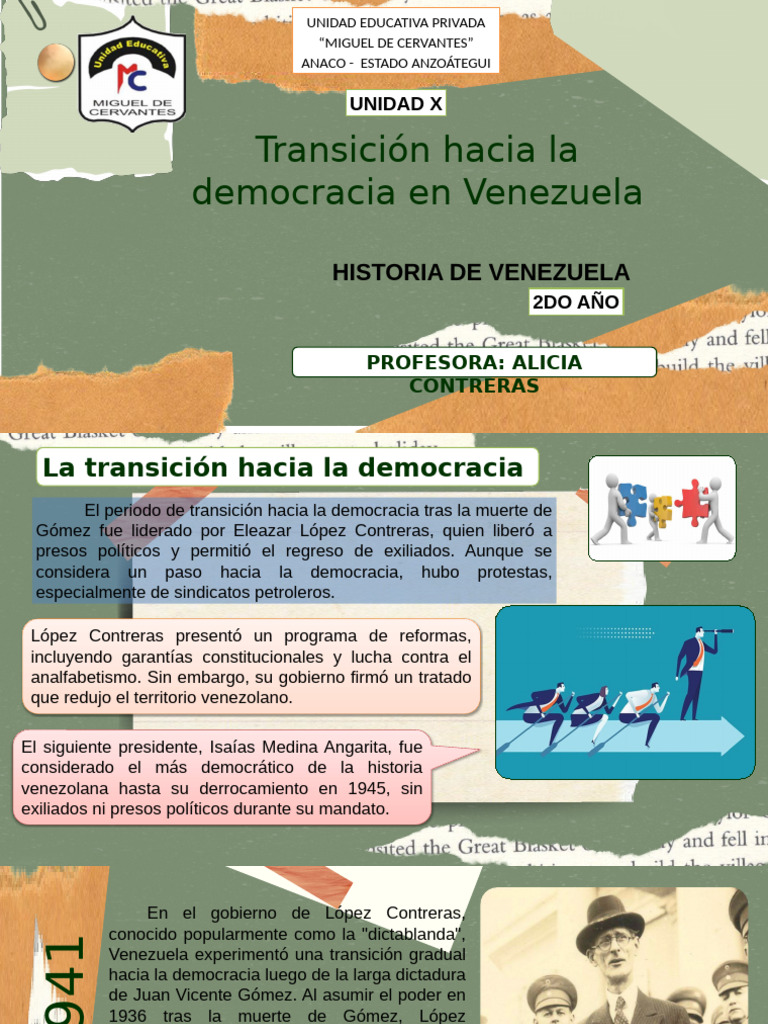 Historia de Venezuela Unidad X.corrEGIDA | PDF | Venezuela | Gobierno