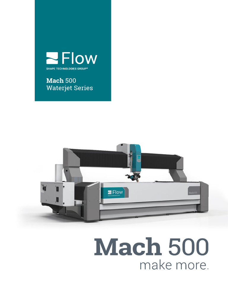 Innovación en Corte: Mach 500 Waterjet | PDF | Diseño asistido por ...