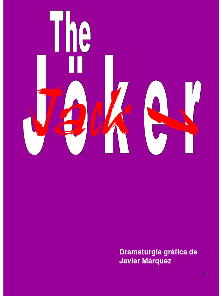 Joker | PDF | hombre murciélago | Ideologías