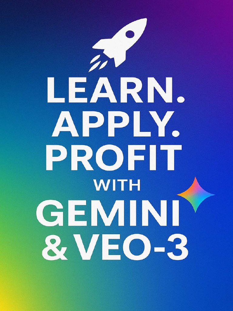 Learn. Apply. Profit With Gemini & VEO-3 | PDF | Artificial ...