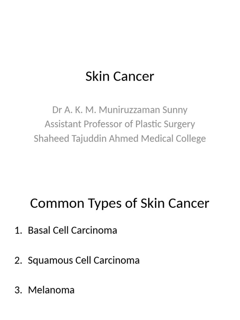 Skin Cancer | PDF | Skin Cancer | Melanoma