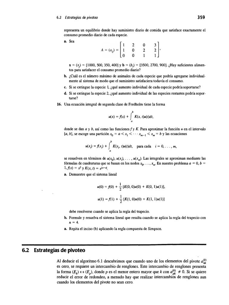 Estrategias de Pivoteo - Matrices | PDF