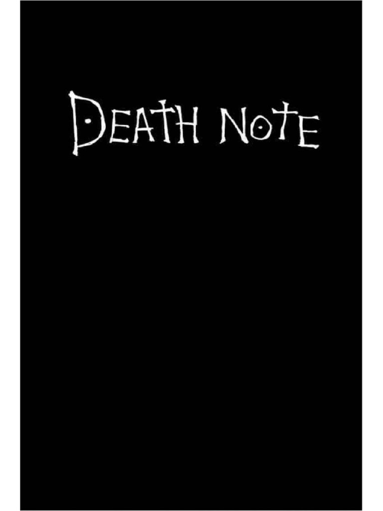 Death Note Cover | PDF