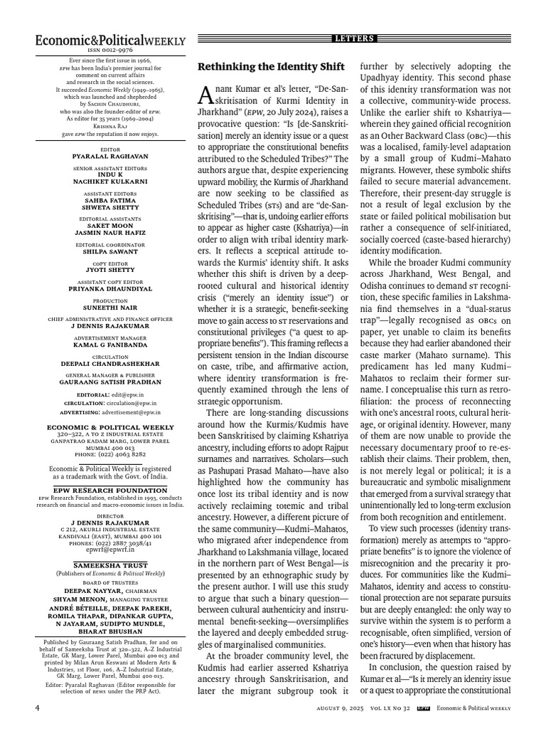 Social Justice or Social Divide? | PDF | Caste | Census