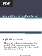 Types et principes de décantation | PDF | Traînée | Vitesse