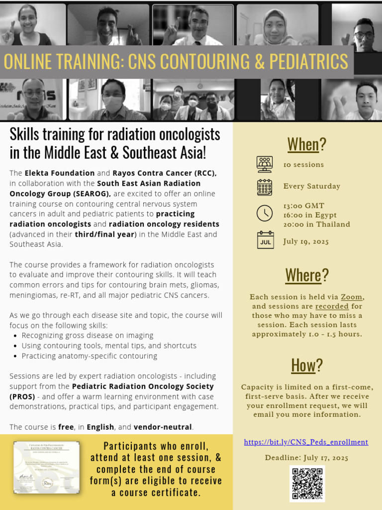 Online CNS Contouring Course for Oncologists | PDF | Oncology ...