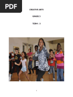 Creative Arts Grade 8 ATP | PDF | Theatre | Improvisation