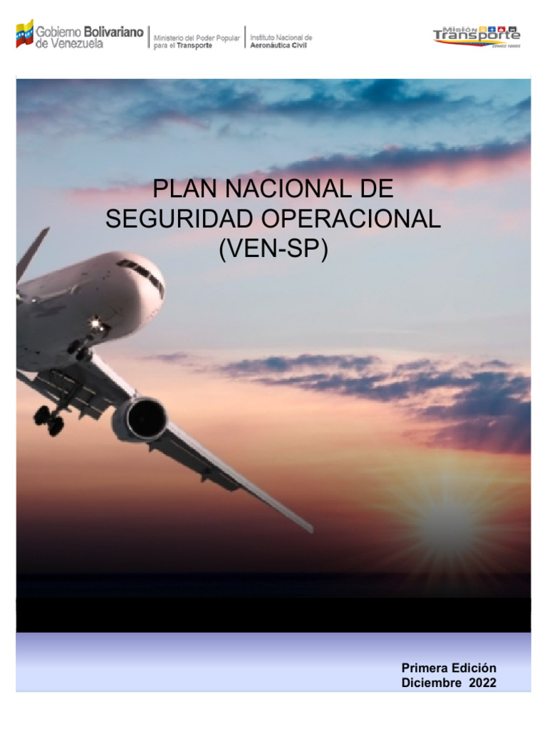 Plan Nacional de Seguridad Operacional Ven SP 121222 | PDF | Aeropuerto ...