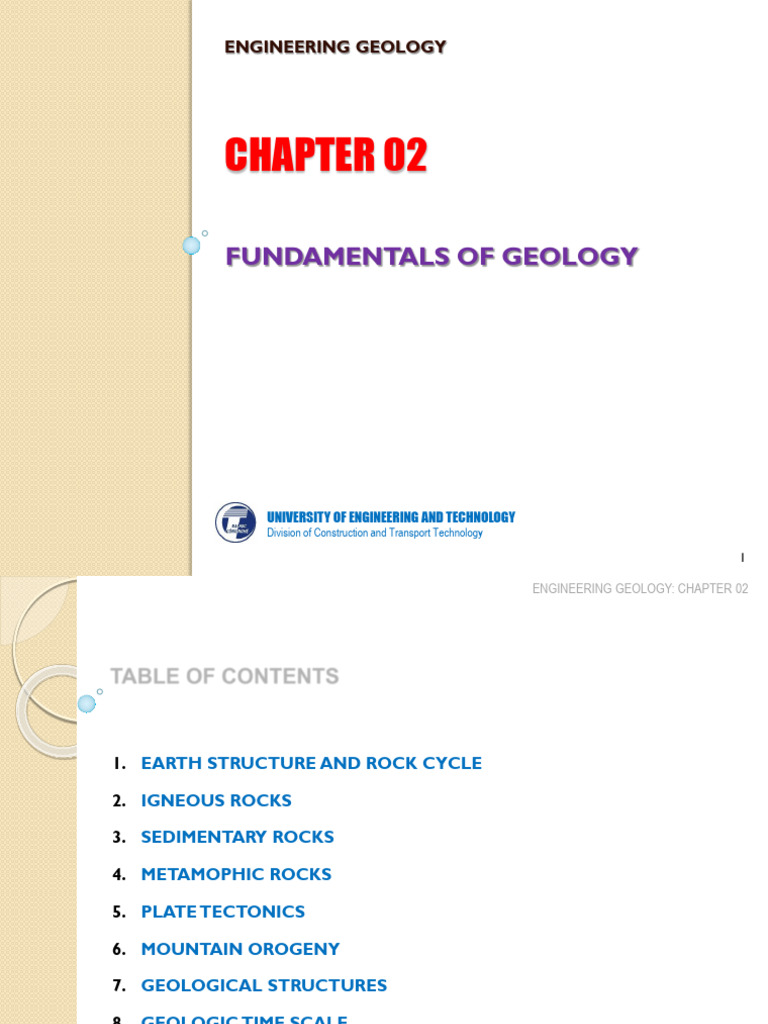Chapter 02 Fundamentals of Geology | PDF | Rock (Geology) | Plate Tectonics