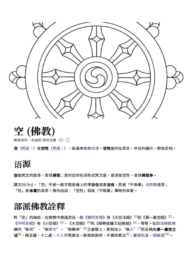 空 (佛教) - Wikiwand | PDF