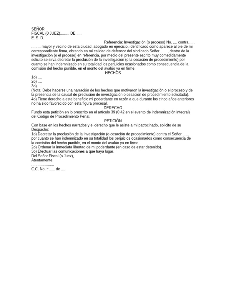 Modelo Preclusion | PDF