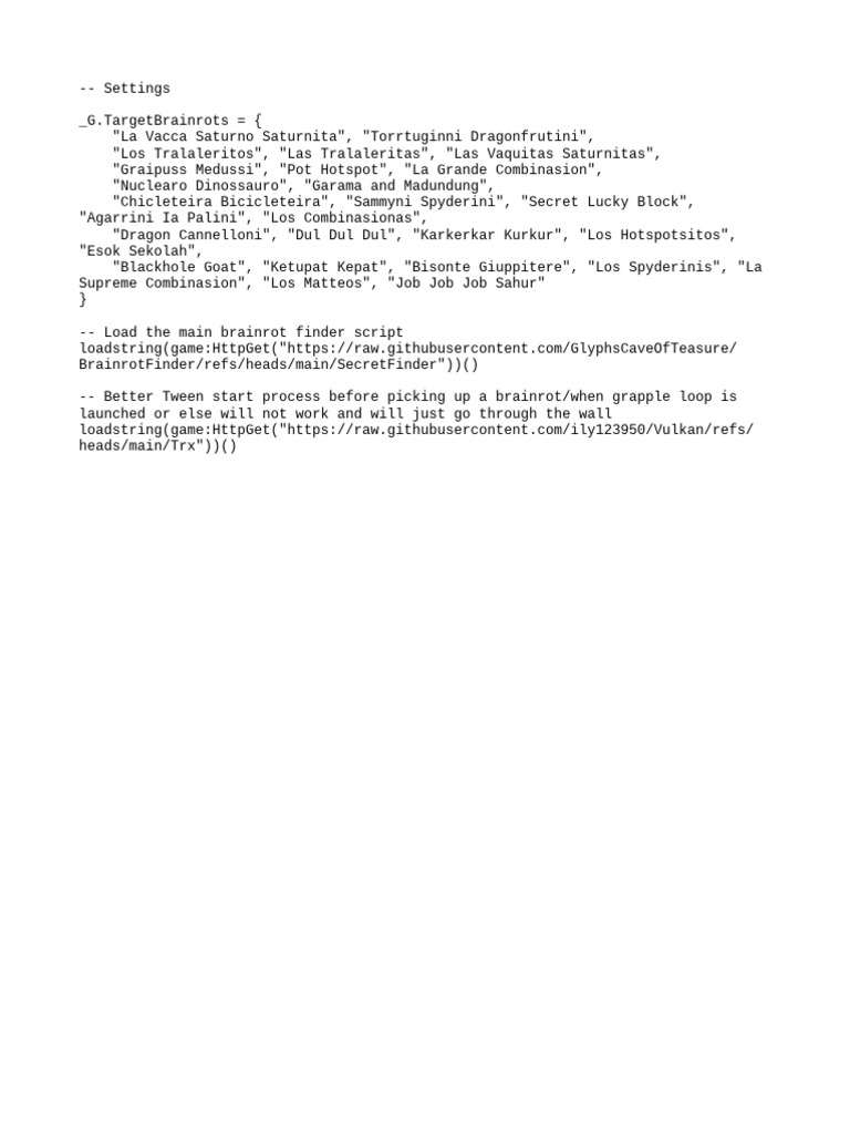 Brainrot Finder | PDF