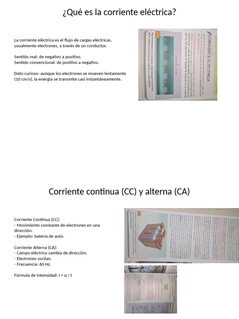 Tipos de Corriente Eléctrica Explicados | PDF