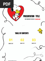Snoopy Presentation Template Guide | PDF