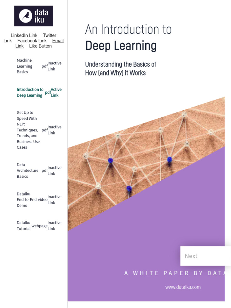 Introduction To Deep Learning | PDF