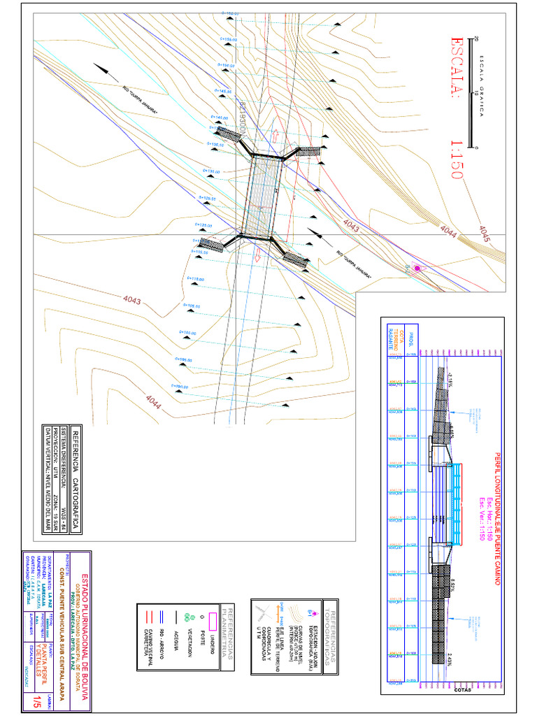 Plano-1 Puente Arapa | PDF