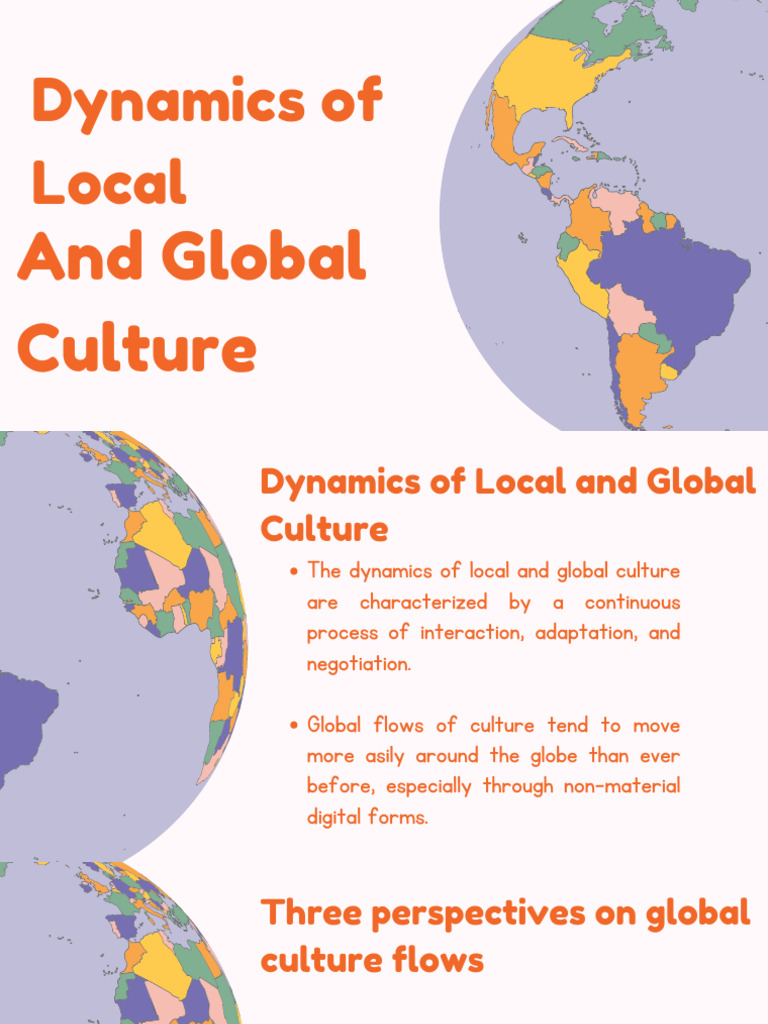 Dynamics of Local and Global Culture | PDF
