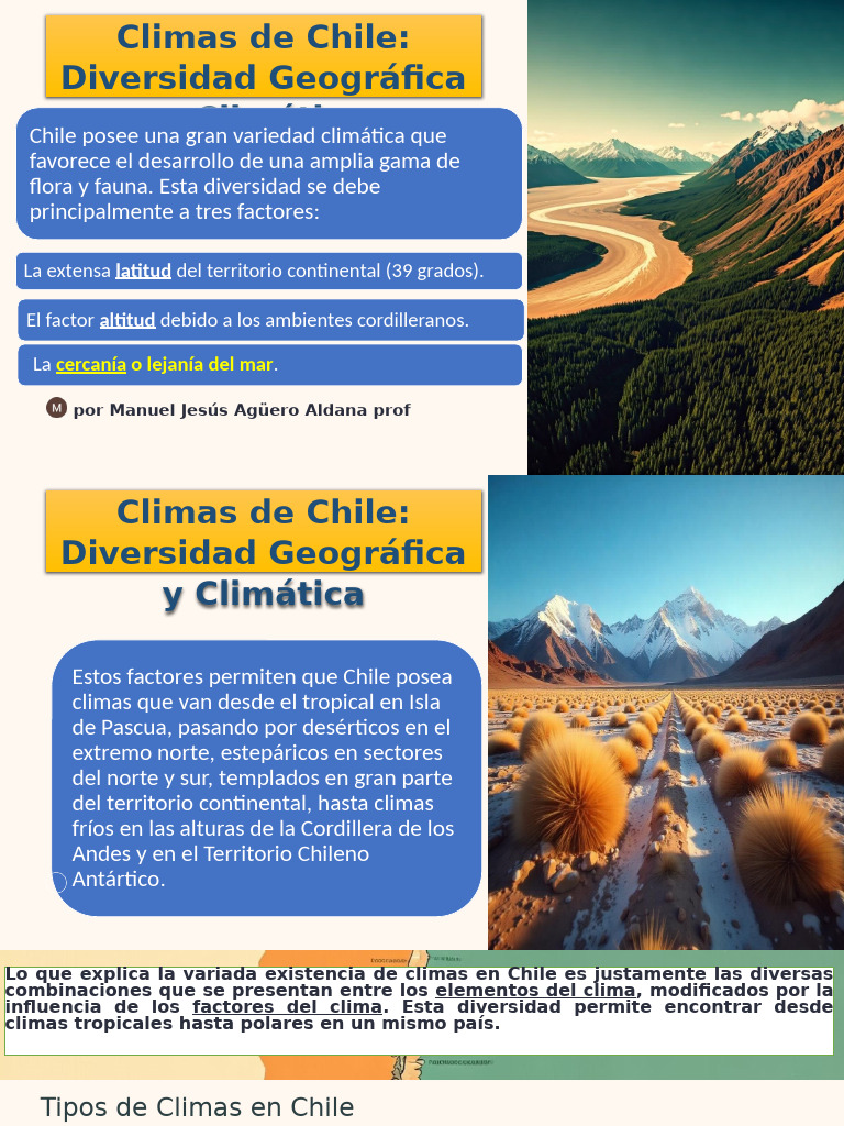 Diversidad Climática en Chile | PDF | Clima | Precipitación