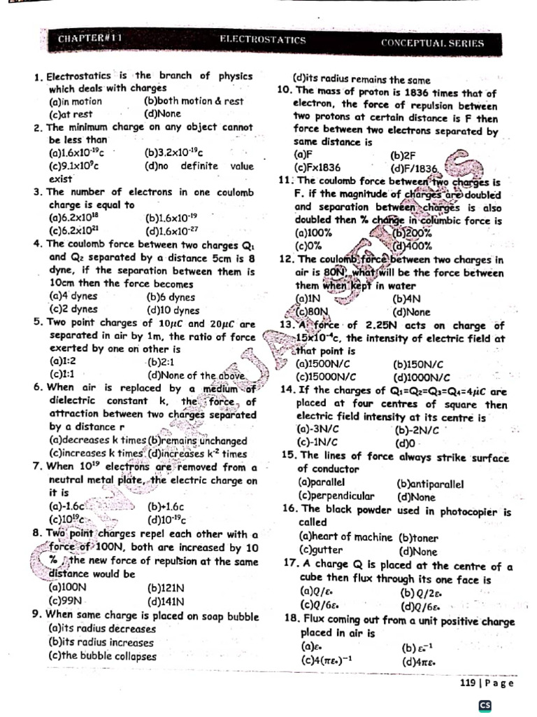 2nd Year Phy Conceptual Series | PDF