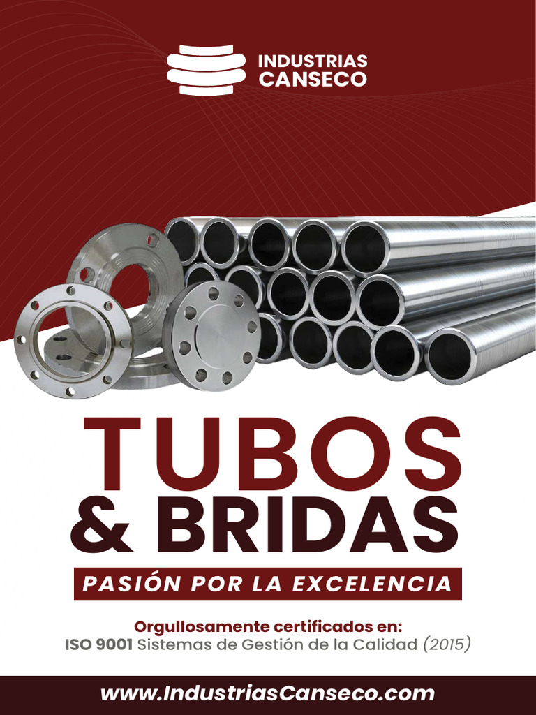Catalogo de TUBOS Y BRIDAS Compressed | PDF | Tubería (transporte de ...