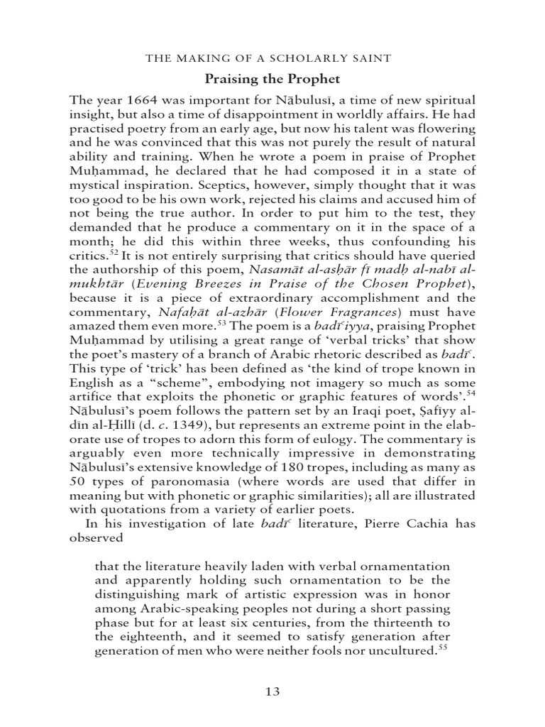 Nabulusi Poem | PDF | Poetry | Mysticism