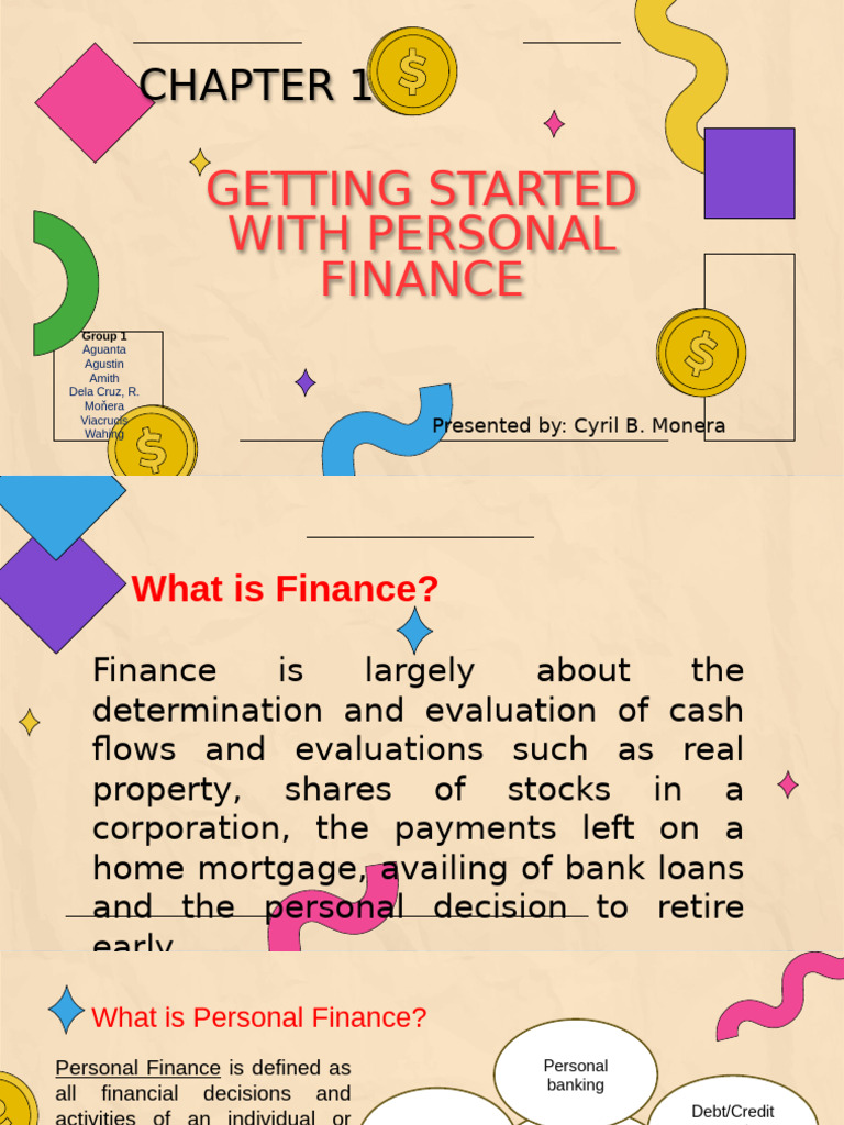 PERSONAL FINANCE Chapter 1 | PDF | Debt | Personal Finance