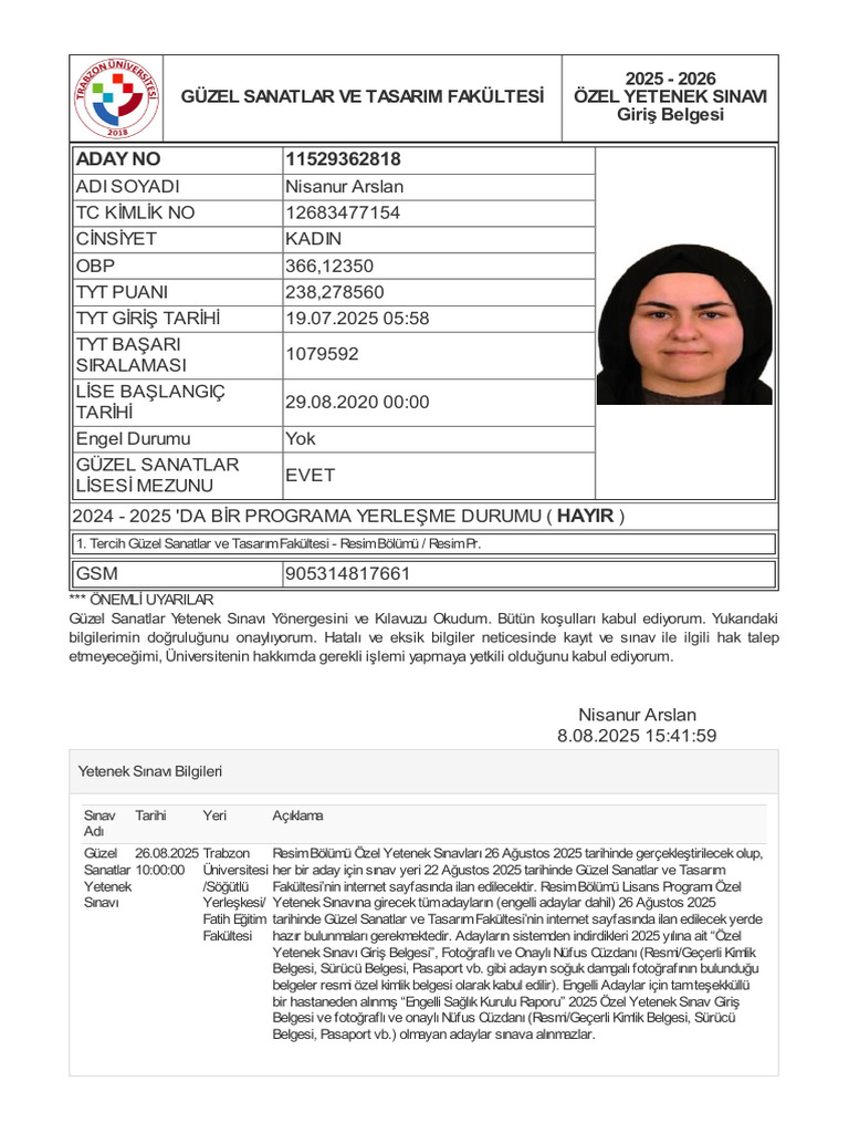 Application Result | PDF