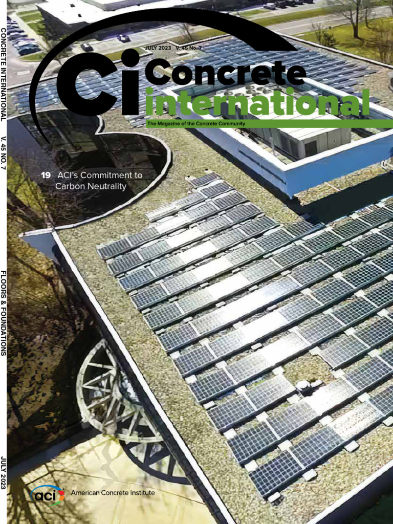 ACI's Carbon Neutrality Commitment | PDF | Concrete | Cement
