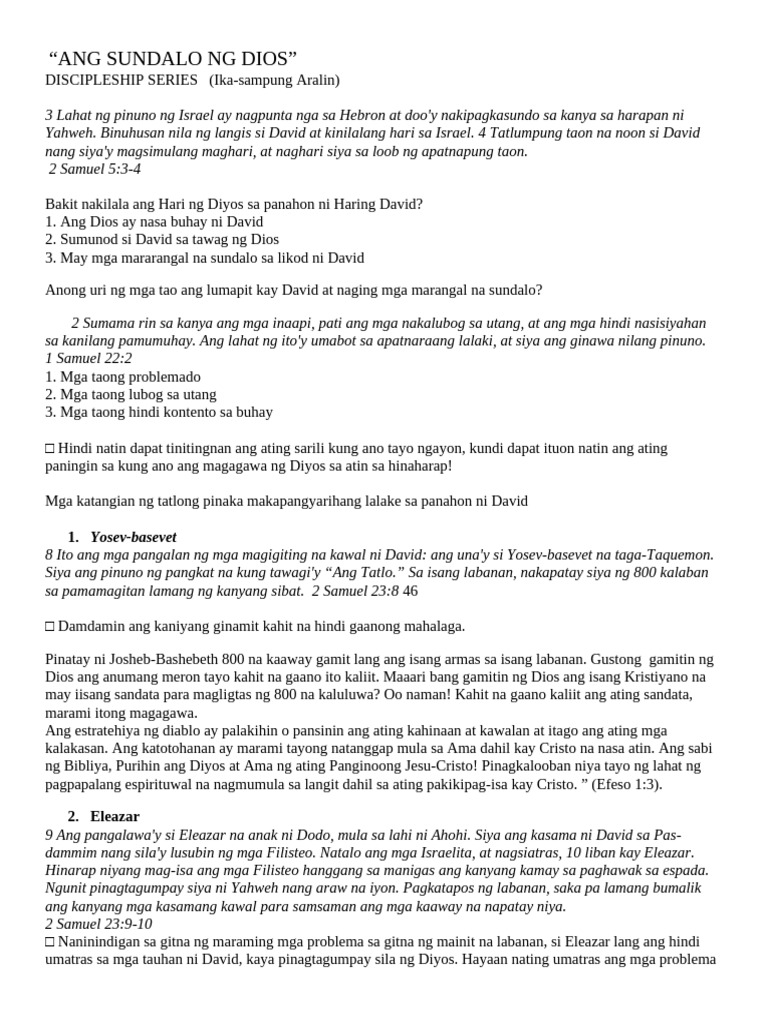 L 10 Ang Sundalo NG Diyos | PDF
