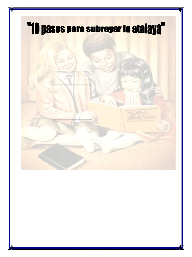 10 Pasos para Preparar El Estudio de La Atalaya | PDF