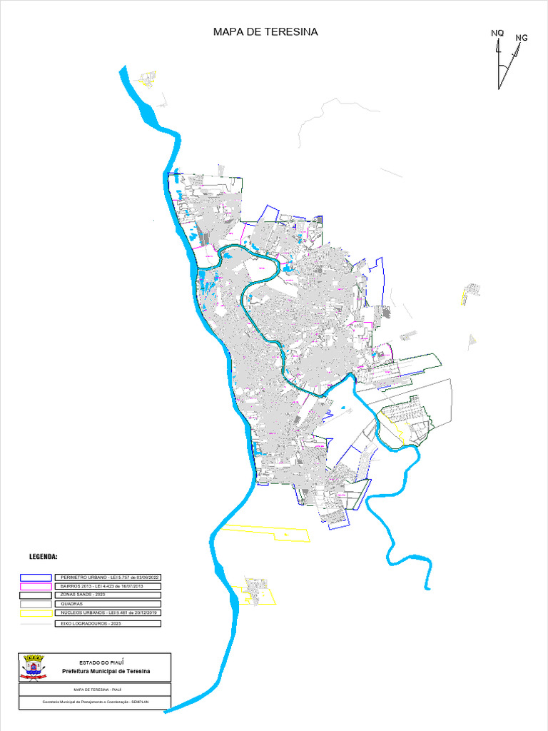 Mapa Completo de Teresina | PDF
