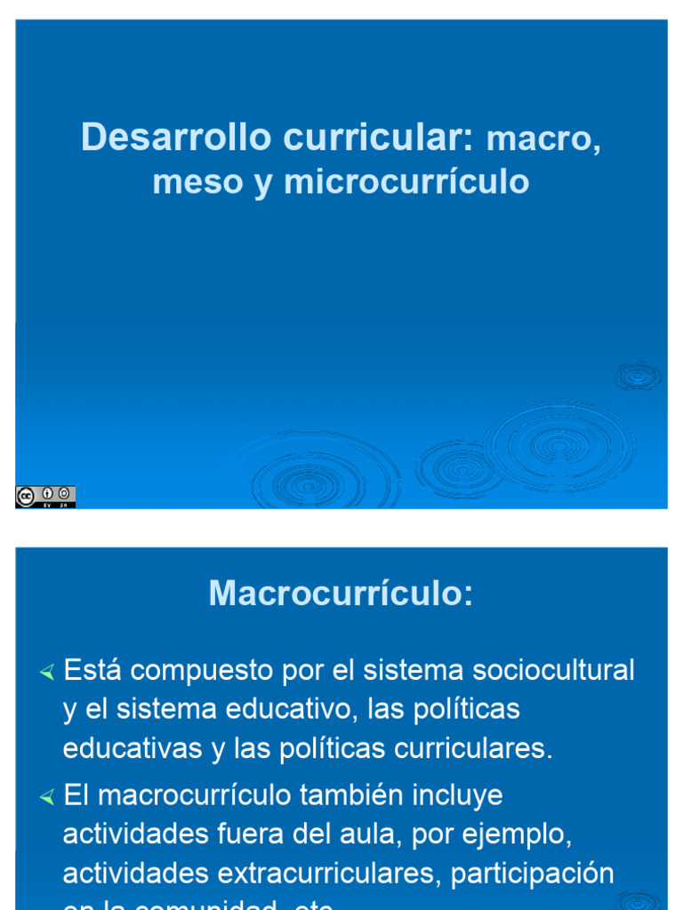 Curriculum Development Macro Meso Micro Curriculum Es | PDF | Plan de ...
