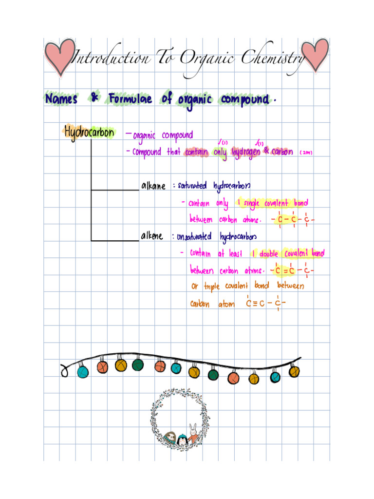 Organic Chemistry (Igcse) | PDF | Alkane | Alkene
