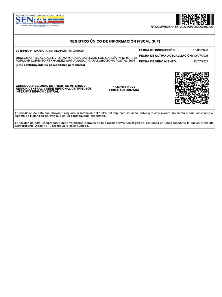 Rif Maria Luisa Adarme Garcia | PDF