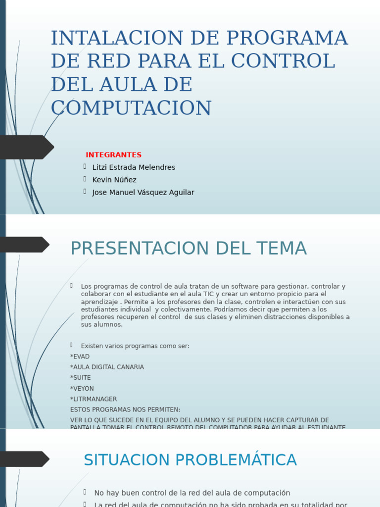 Intalacion de Programa de Red para El Control | PDF