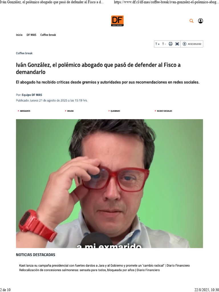 Ivan Gonzalez Abogado Polemico | PDF
