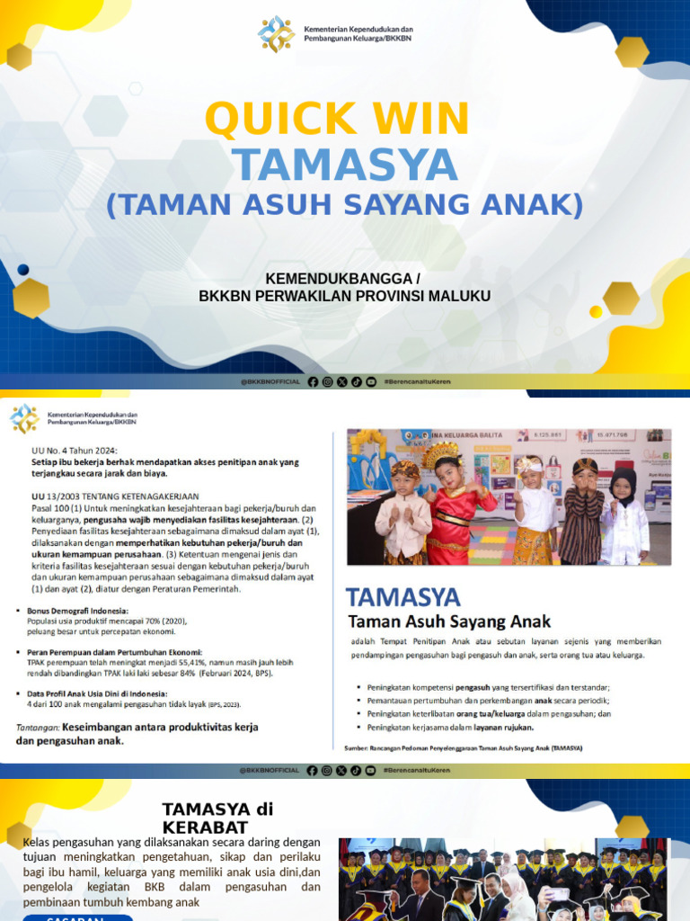 Quick Win Tamasya BKKBN 2025 | PDF