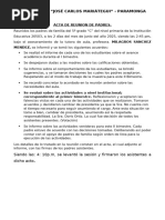 Ejemplo de Acta de Reunión Con Padres de Familia | PDF | Crecimiento personal y profesional ...