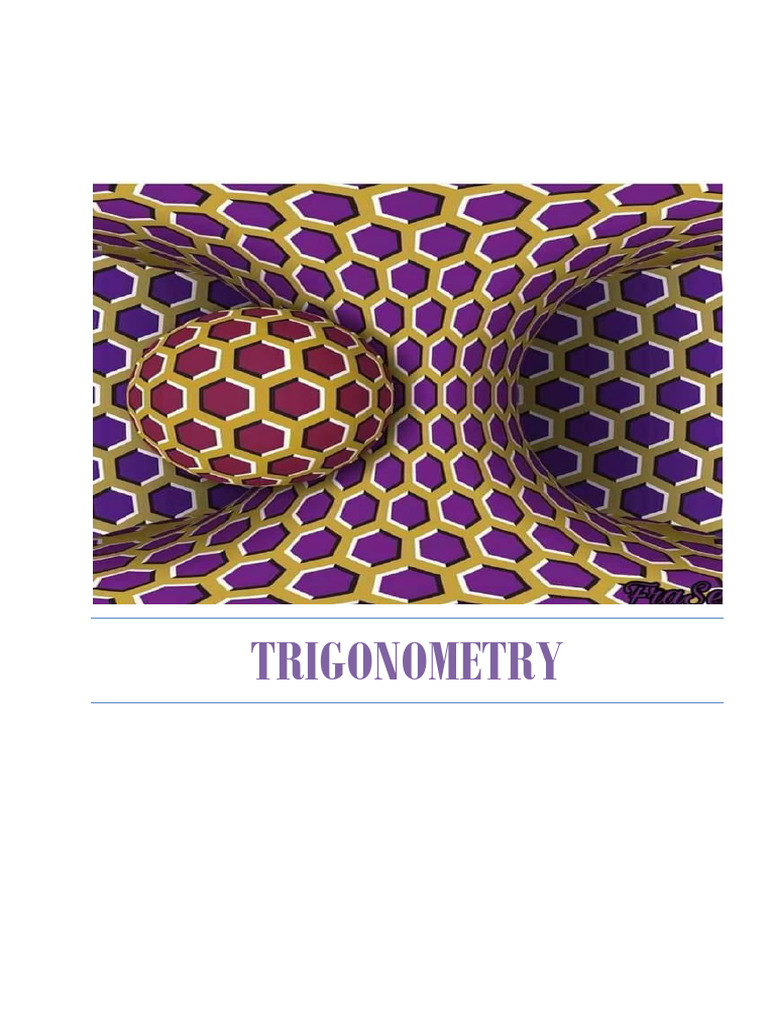 Grade 11 Trigonometry Revision Pack | PDF