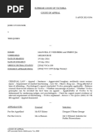 R. v Constanza Case Summary (1997) | PDF | Assault | Appeal