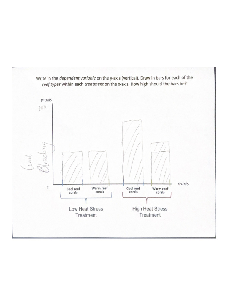 Write in The Dependent Variable On The Y-Axis (Vertical) - Draw in Bars ...