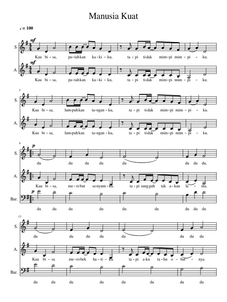 Manusia Kuat SAB | PDF