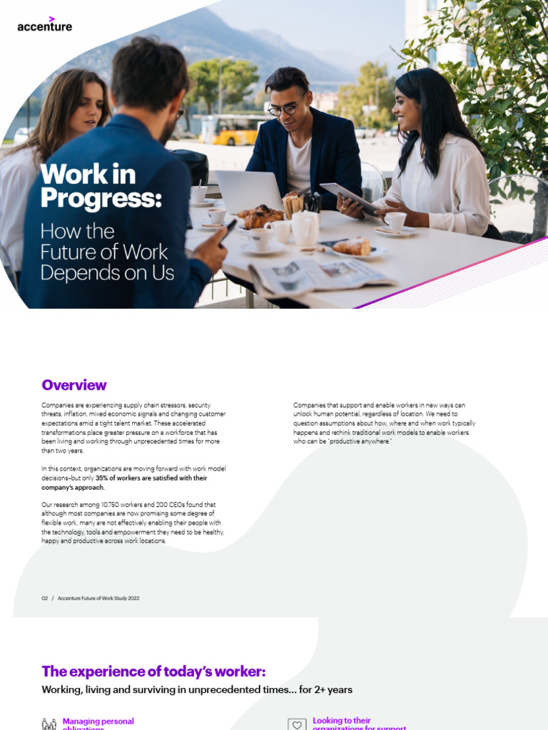 Accenture's Future of Work Insights 2022 | PDF | Business | Economies