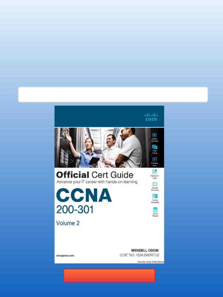 CCNA 200 301 Official Cert Guide Volume 2 1st Edition by Wendell Odom 1587147130 9781587147135 ...