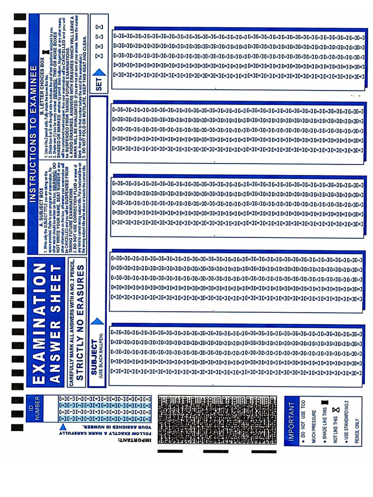 Scantron | PDF