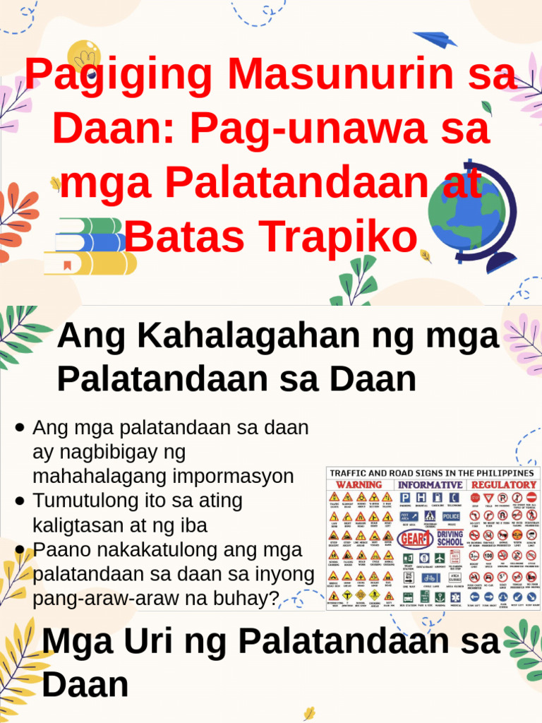 GMRC5 Q1 7A Nakakikilala NG Mga Sariling Tungkulin Sa Batas Trapiko | PDF