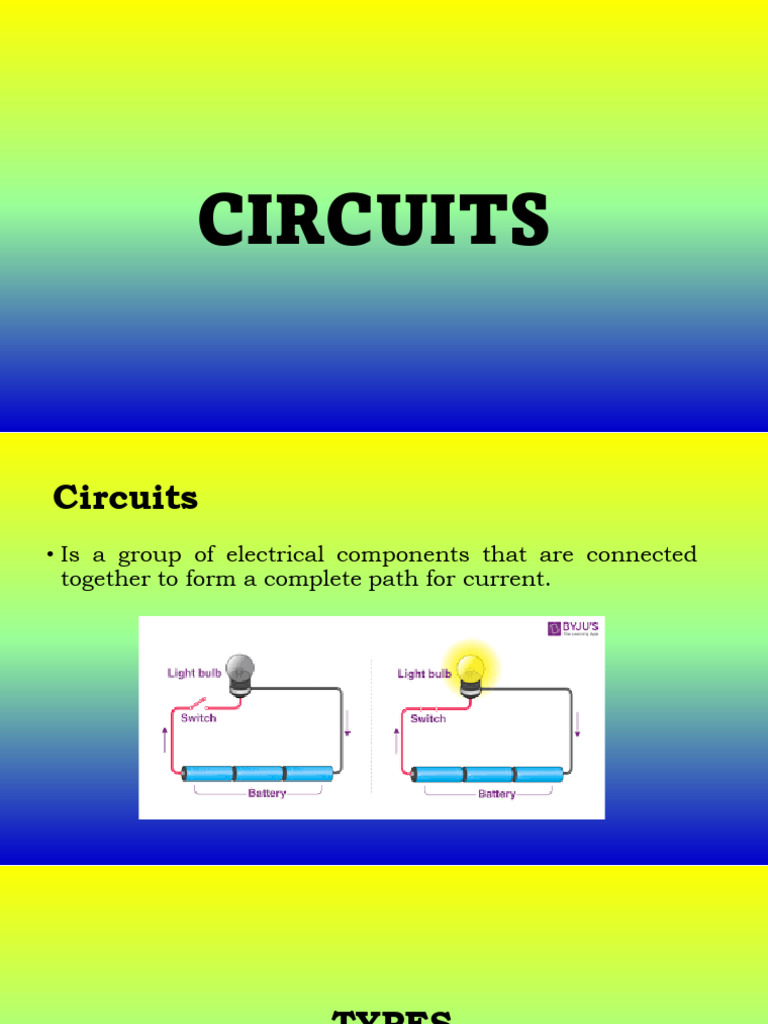Types of Electrical Circuits Explained | PDF