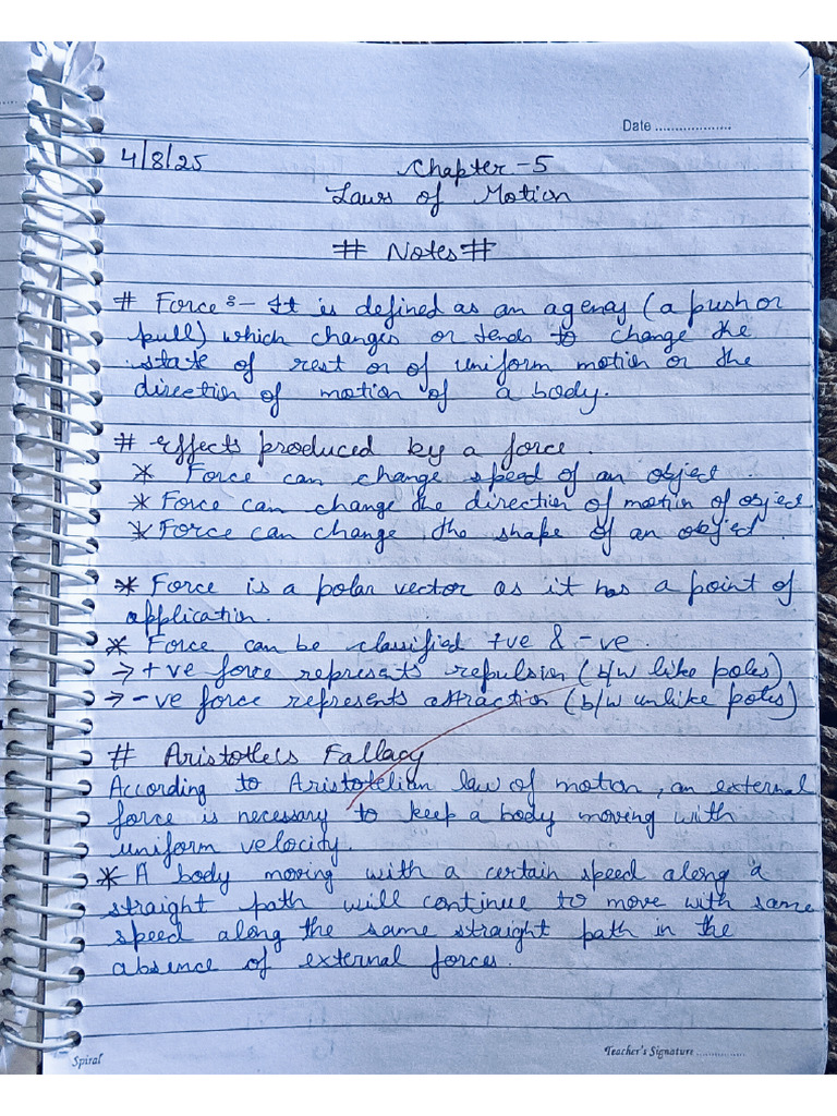 Class 11th Phy CH 5 | PDF